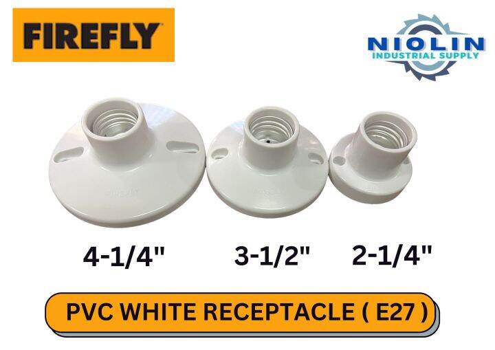 Firefly PVC White Receptacle | Lazada PH