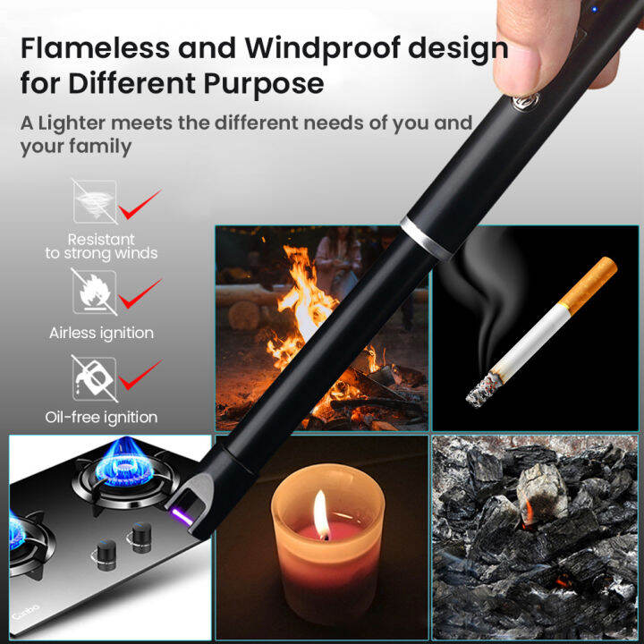 Winning Star Lighter Electric Lighter Candle Lighter USB Type C ...