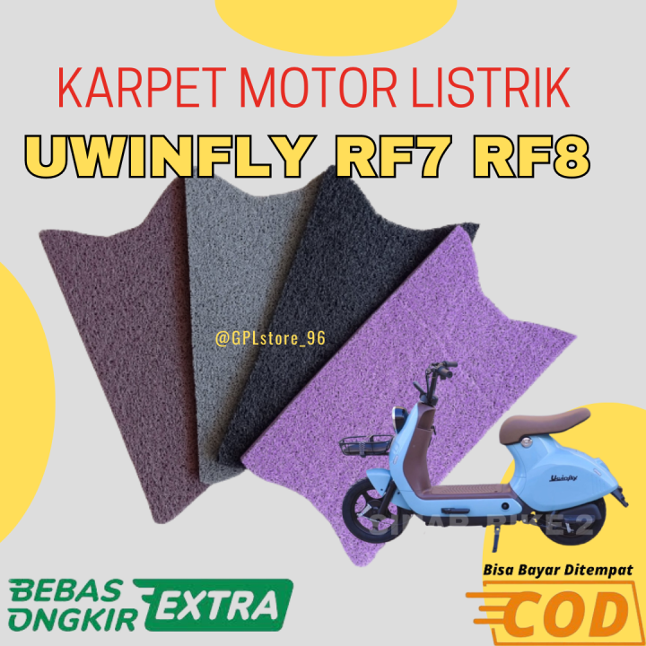 Karpet sepeda motor listrik UwinFly RF7 | Lazada Indonesia