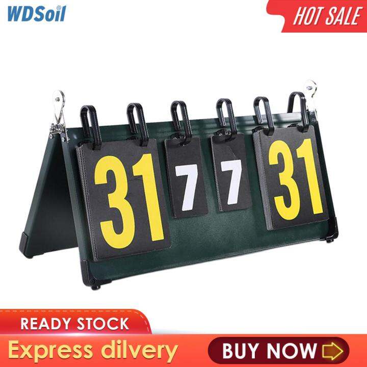 WDSoil Portable Table Top Scoreboard, Professional Numbers | Lazada