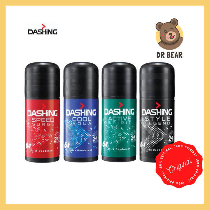 Dashing Deodorant Stick 50g Cool Aqua / Active Spirit / Style Legend ...