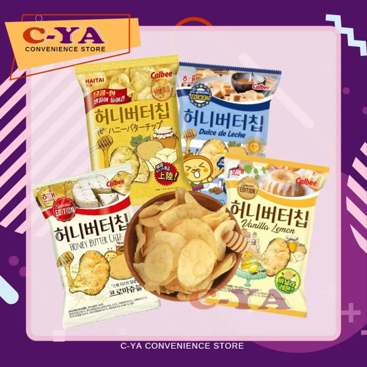 HAITAI CALBEE HONEY BUTTER POTATO CHIPS 60g | Lazada PH