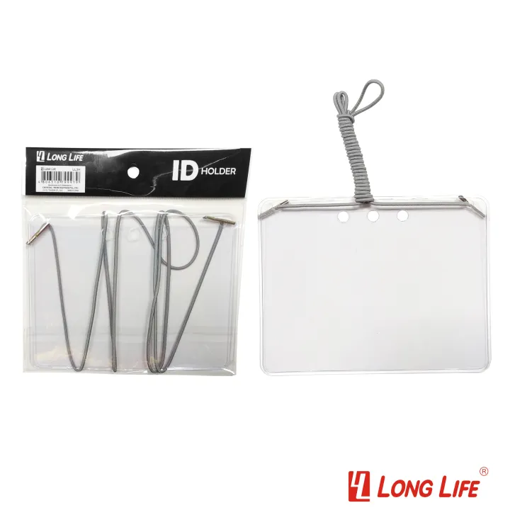 Long Life PVC Plastic ID Jacket Horizontal 7.5cmx10.5cm Clear LL3H ...