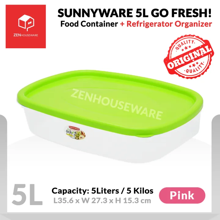 Sunnyware 5L Go Fresh Food Container Microwavable BPA Free High Quality ...