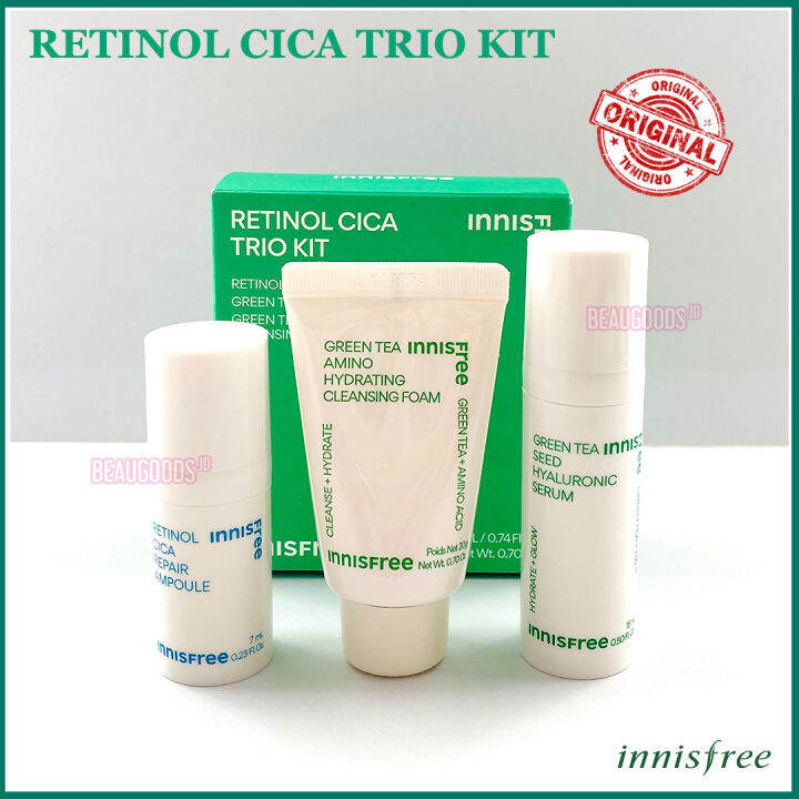 INNISFREE Retinol Cica Trio Kit - Original Korea | Lazada Indonesia