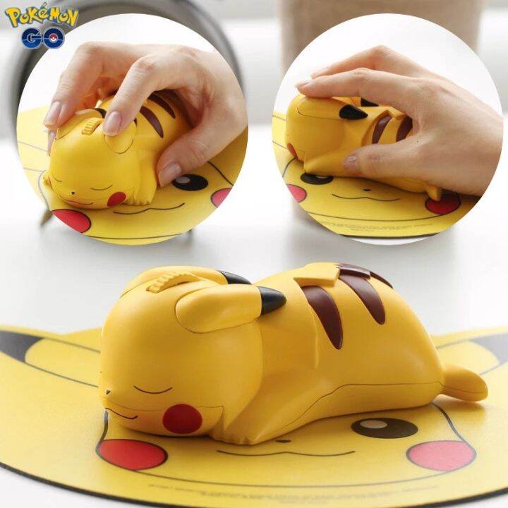 Pokemon Pikachu Original Wireless Bluetooth Mouse Wireless USB 2.4G ...