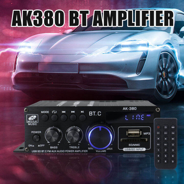 【Ready Stock】800W AK380/AK370/AK170 400W * 2 2 Channel Audi Bluetooth ...