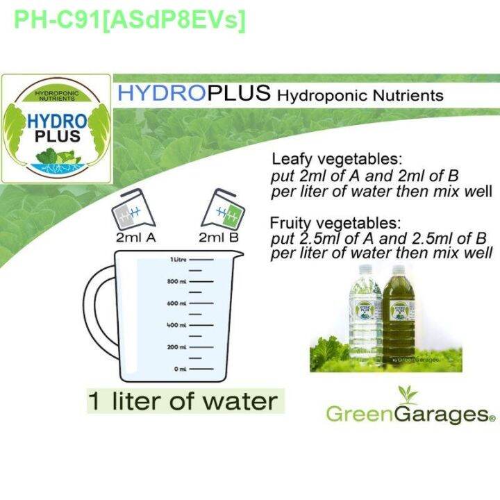 HydroPlus Hydroponic Nutrients | Lazada PH