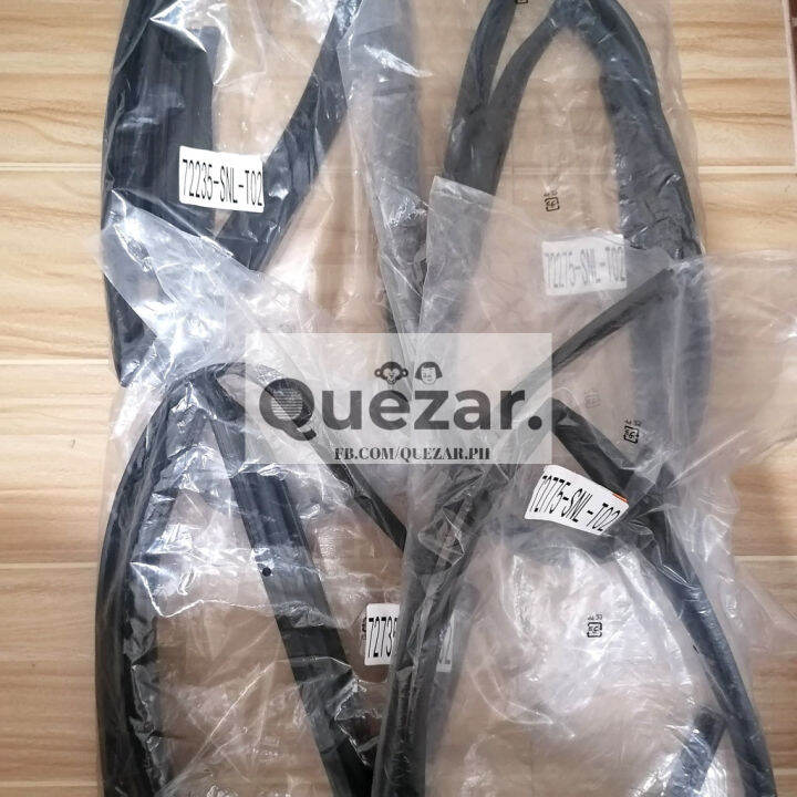 Door Run Channel Weatherstrip Glass Pair Front Rear Honda Civic 2006 ...