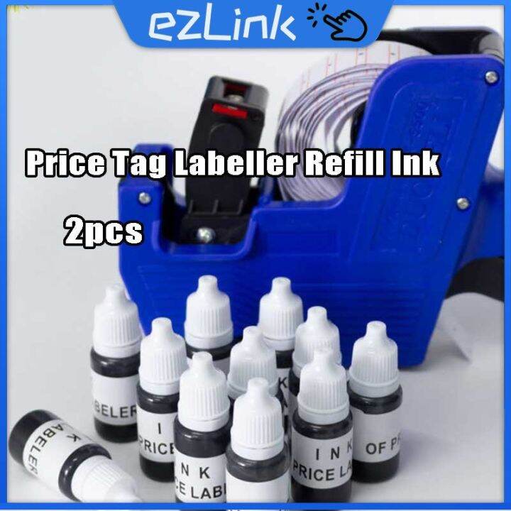 2Pcs Ink For Coding Numbering Machine Price Labellers Digital Mark 10ml ...