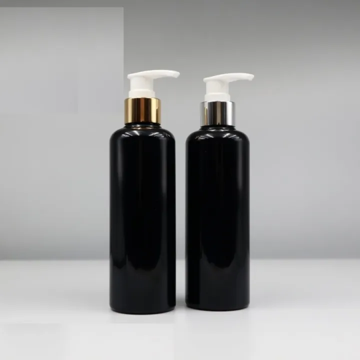 BOTOL PUMP GOLD 250ML BLACK BOTOL SABUN - BOTOL 250ML HITAM TUTUP PUMP GOLD SILVER | Lazada ...