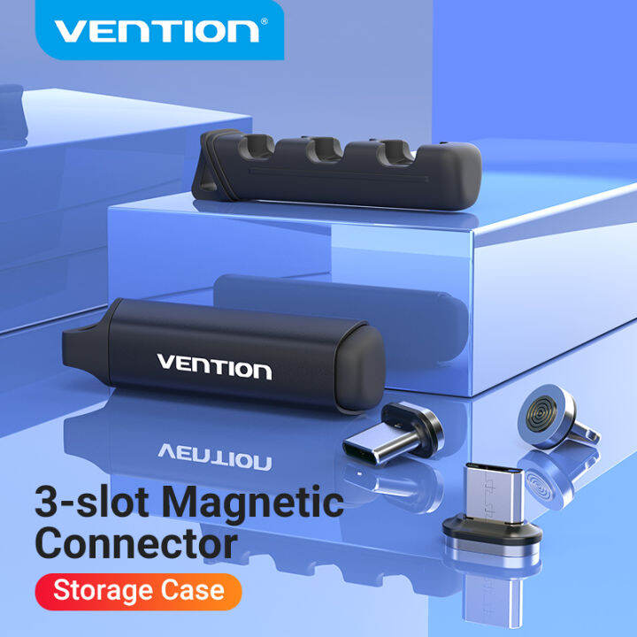 Vention Universal Magnetic Cable Plug Case Portable Storage Box for ...