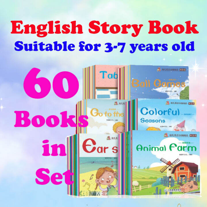[MBS] 60 Books English Story/Early Learning English/Preschool Story ...