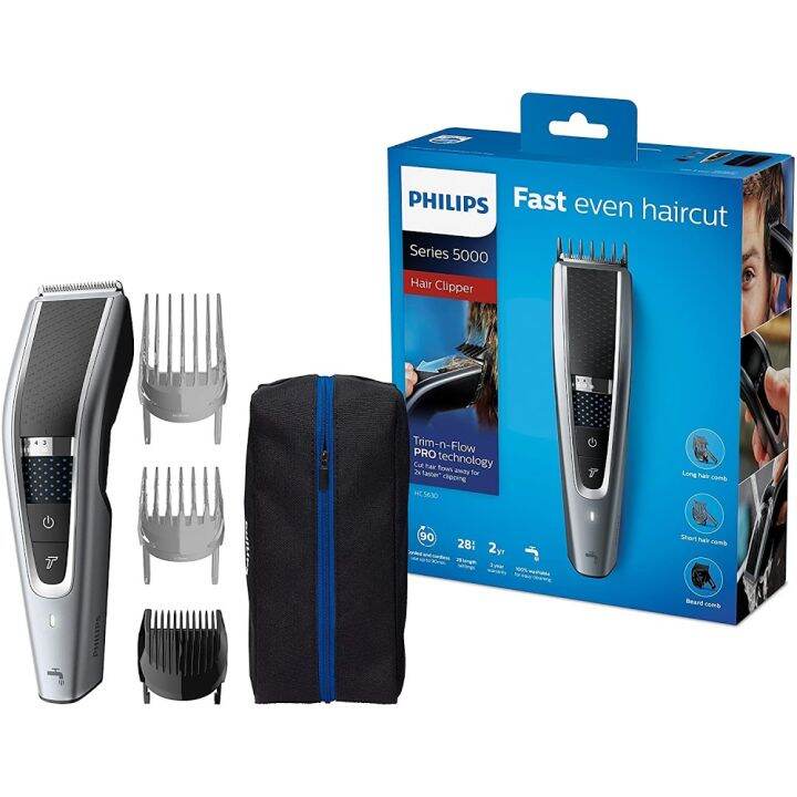 Philips Washable hair clipper HC5630/15 | Lazada