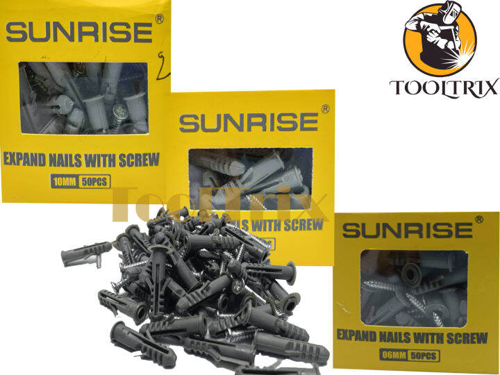 Sunrise Expand Nails with Screw Heavy Duty (Sold per box-50pcs per box ...