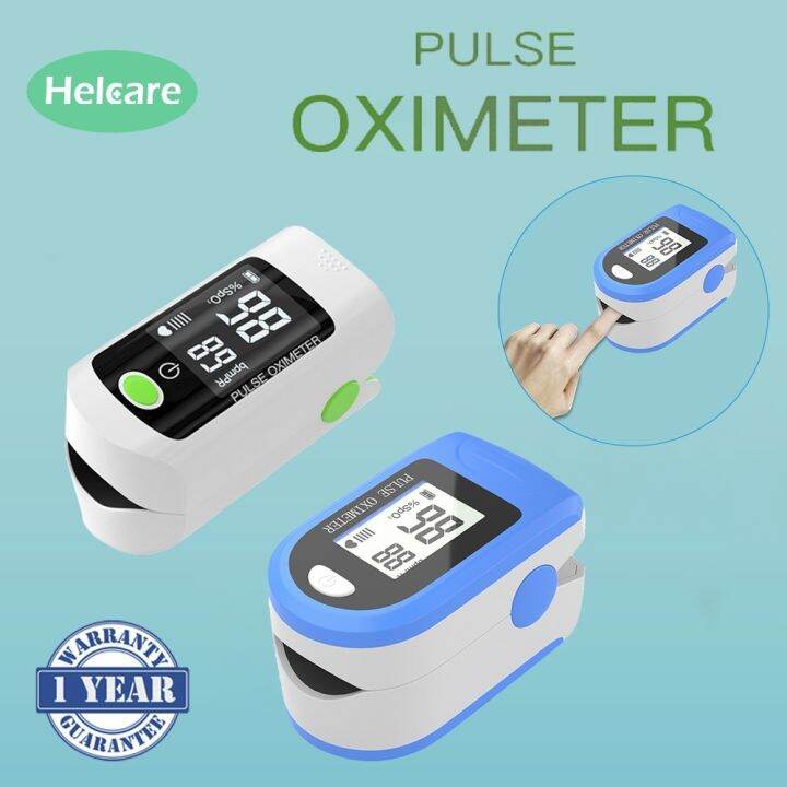 Helcare Blood Oxygen Monitor Fast Rapid Reading Finger Pulse Oximeter ...
