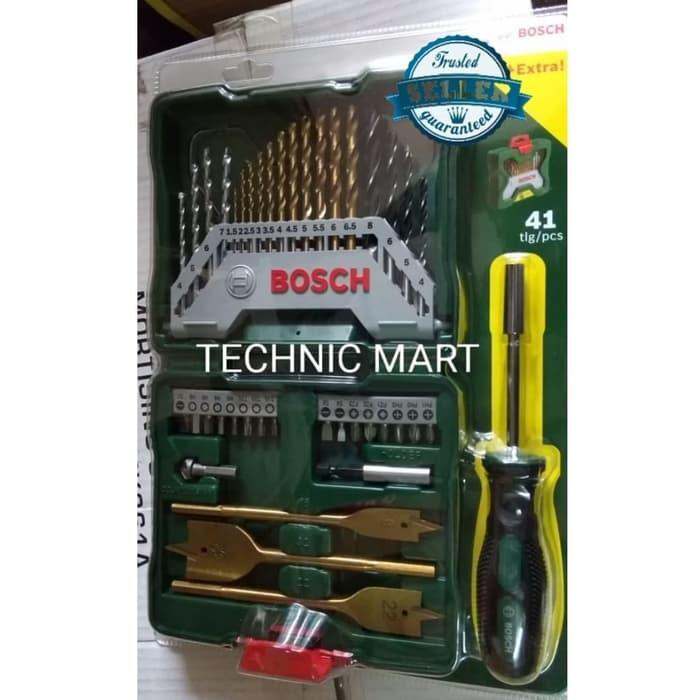 Bosch X Line Titanium 41 Pcs Mata Bor Obeng Kombinasi Set Lazada