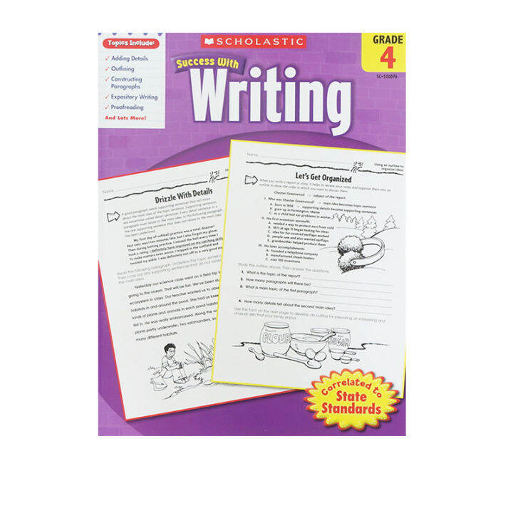 Academic success with Writing grade 4 fourth grade writing practice ...