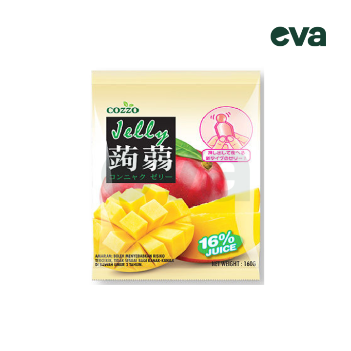 [HALAL] (MY MADE) COZZO JUSHIDA KONNYAKU JELLY - MANGO 160G 160G(20G X 8PCS) | Lazada