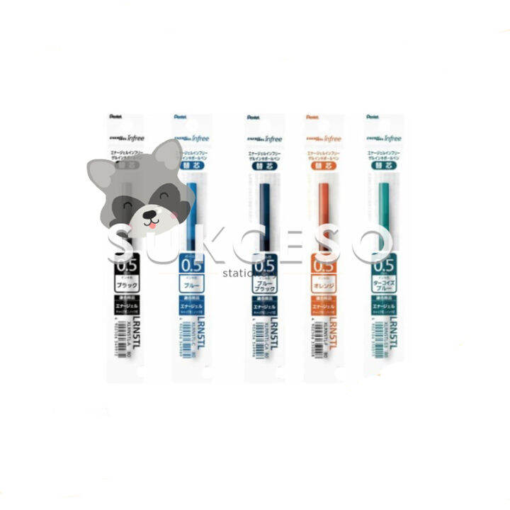 Pentel REFILL Pulpen Energel Infree XLRN5TL 0,5mm /Isi Ulang Pulpen ...