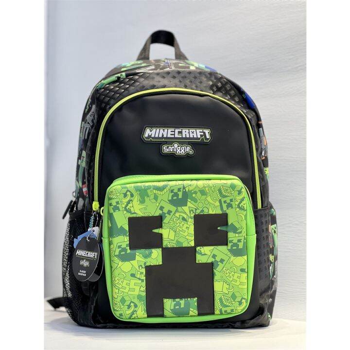ล่าสุด Smiggle Minecraft กระเป๋าเป้สะพายหลัง กระเป๋านักเรียน กระเป๋าปาก ...
