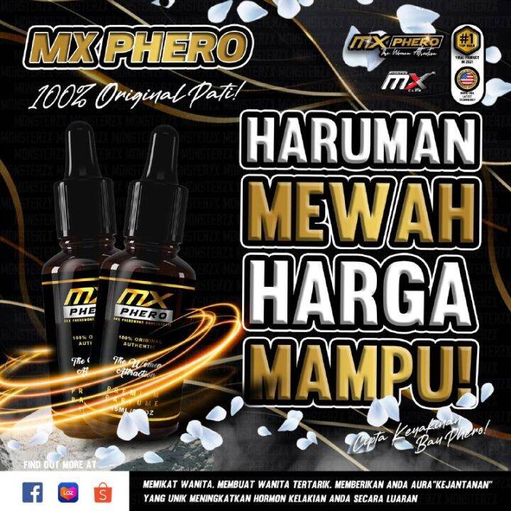 Mx Phero / Premium Perfume For Men / Minyak Wangi Lelaki / Perfume ...