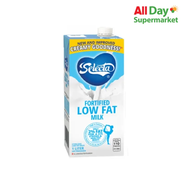 Selecta Fortified Filled Low Fat Milk 1L | Lazada PH