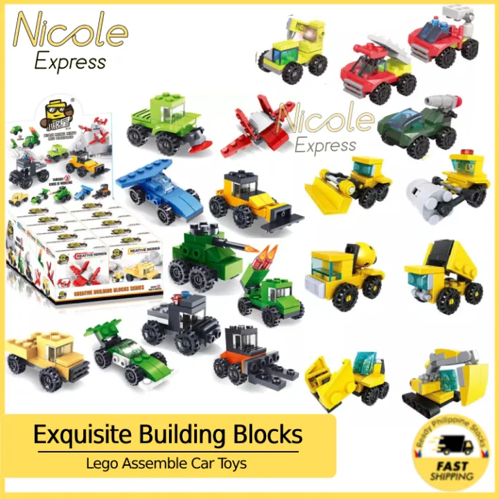Assorted Lego assembled car toys, LEGO for kids ABS plastic Creative ...