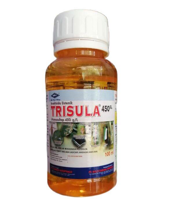 INSEKTISIDA SISTEMIK TRISULA 450SL PEMBASMI HAMA ISI 100ML | Lazada ...