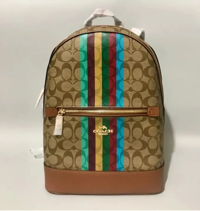 Guaranteed Original Coach C5795 Kenley Backpack in Signature Canvas ...