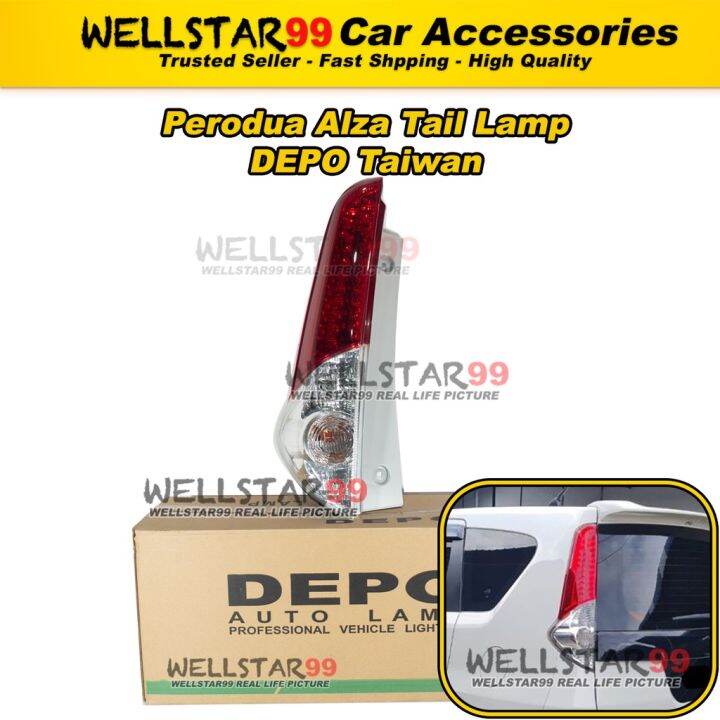 DEPO Taiwan Perodua Alza 2009 TAIL LAMP REAR LIGHT LAMPU BELAKANG 车尾灯 ...
