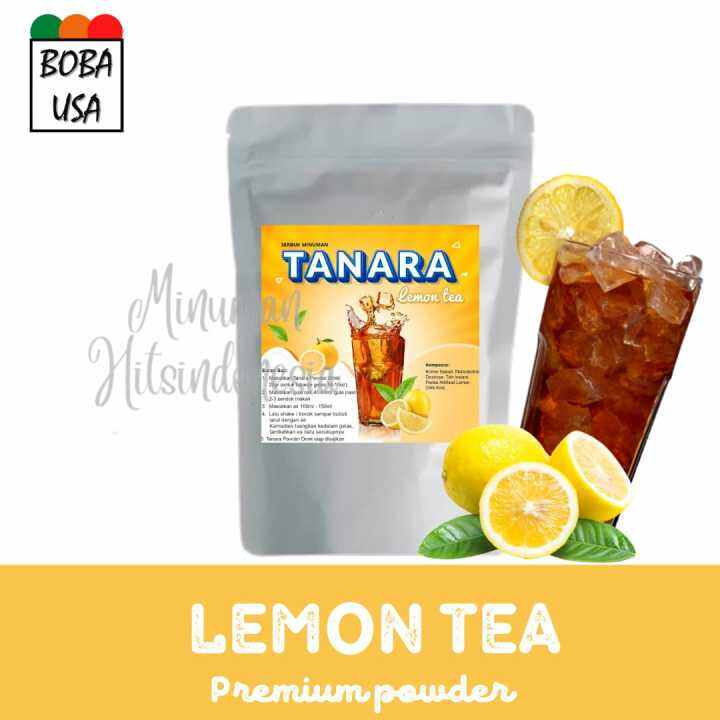 Lemon Tea 1kg Premium Plain/Bubuk Serbuk Minuman Kekinian Rasa Lemon ...