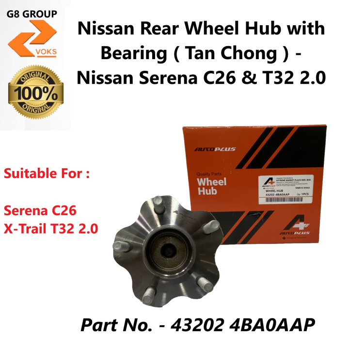 Nissan Rear Wheel Hub with Bearing ( Tan Chong ) - Nissan Serena C26 ...