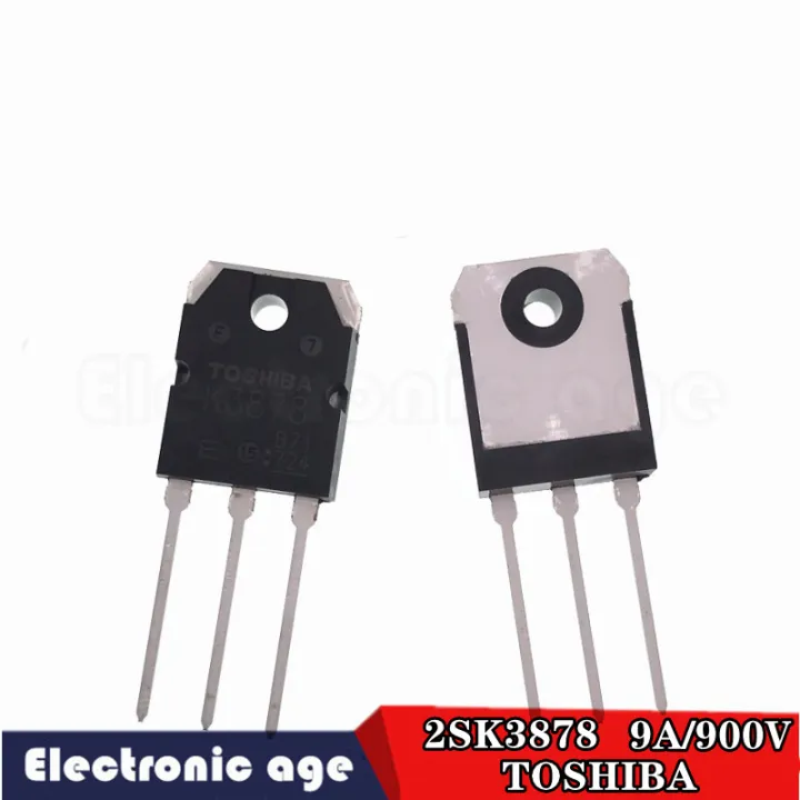 5Pcs 2SK3878 K3878 Welding machine power supply commonly used switch tube 9A/900V new import ...