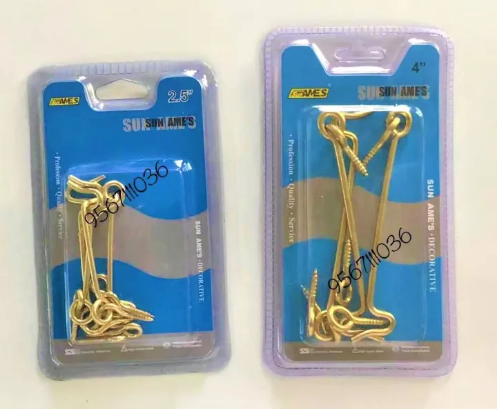 WINDOW AND DOOR HOOK AND EYE LOCK SCREW TYPE | Lazada PH