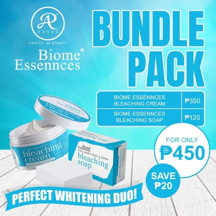 BIOME ESSENNCES Bundle Pack BIOME Bleaching Cream 250g and BIOME ...