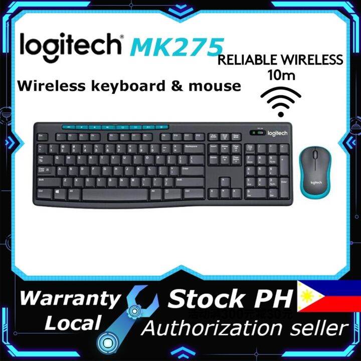 dguic Logitech MK275 Wireless Keyboard 1000 DPI Optical Ergonomic Mouse ...