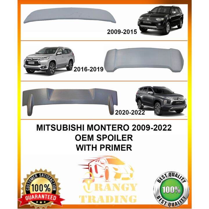 Mitsubishi Montero 2009 to 2023 OEM Spoiler 3 TYPES UNPAINTED 2013 2015 ...