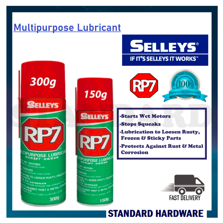 SELLEYS RP7 Multipurpose Lubricant Rust Remover Spray Anti Rust Spray ...
