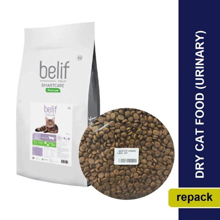 Belif Premium All Breed Adult Cat Dry Food Urinary REPACK 800g | Lazada
