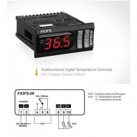 Differential Temperature Controller Dotech FX3FS-00 | Lazada.co.th