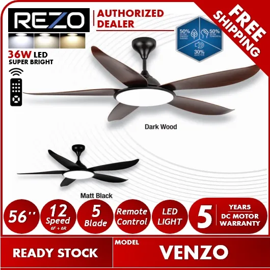 【Free Shipping】Rezo VENZO 56 / 46 12 Speed | 5 Blade 56'' / 46'' Inch ...