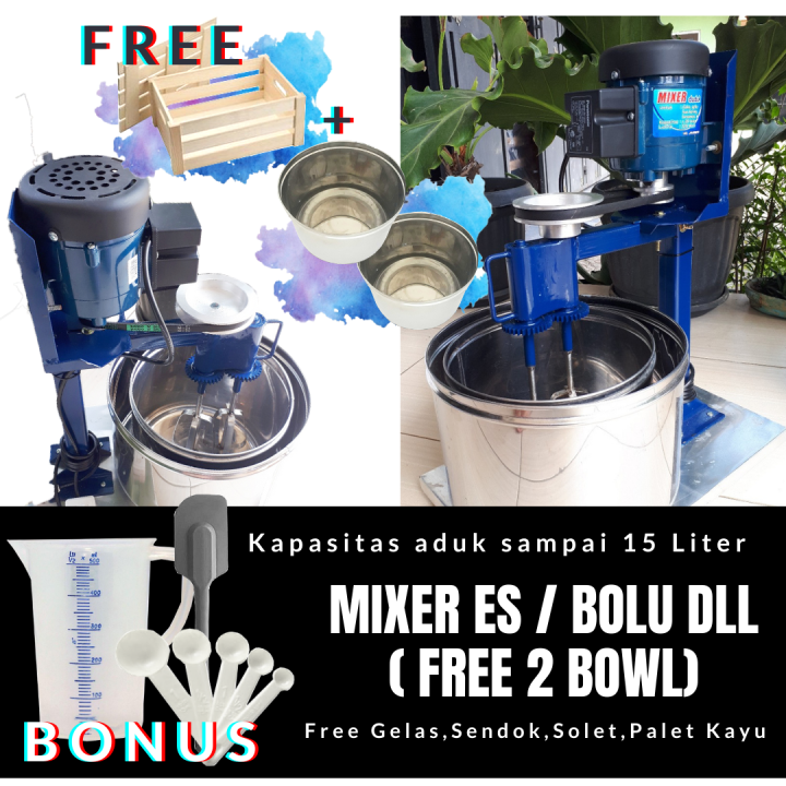 MIXER BUAT ADONAN KUE - mixer pengadon roti ukuran besar - mesin adonan ...