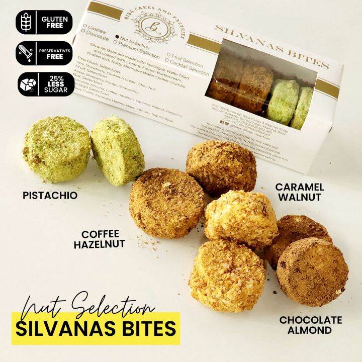 Biba Silvanas Bites Nut Selection - BOX OF 8 | Lazada PH