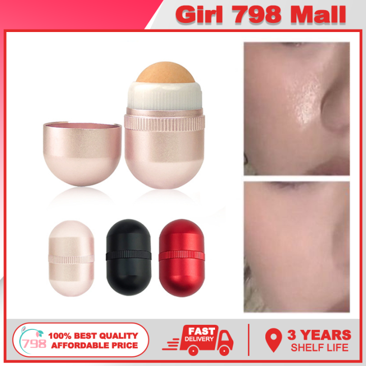 [🇵🇭 Stock]Face Oil-Absorbing Volcanic Stone Portable Roller Original ...