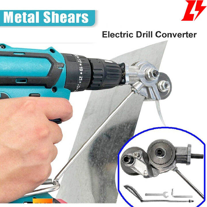 【In Stock】Electric Drill Shear, Hand Electric Drill Conversion Metal ...