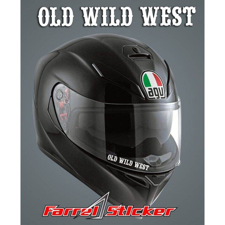 stiker STICKER OLD WILD WEST VISOR HELM | Lazada Indonesia