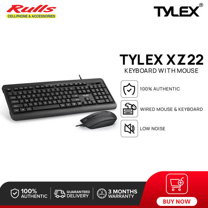 TYLEX XZ22 Home&Office Keyboard and Mouse Combo for PC Desktop Laptop ...
