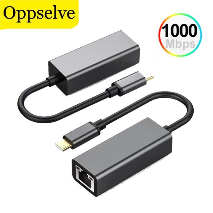Type C Network Card Converter USB C To RJ45 Lan Ethernet Adapter For ...