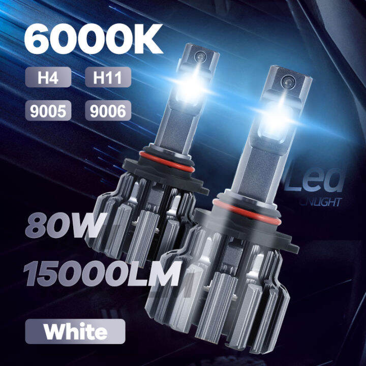 Novsight F03 ไฟหน้ารถ ไฟตัดหมอก รับประกัน 2 ปี H11 H7 H4 9005 9006 ไฟ Led 15000Lm 80W 6000K ...